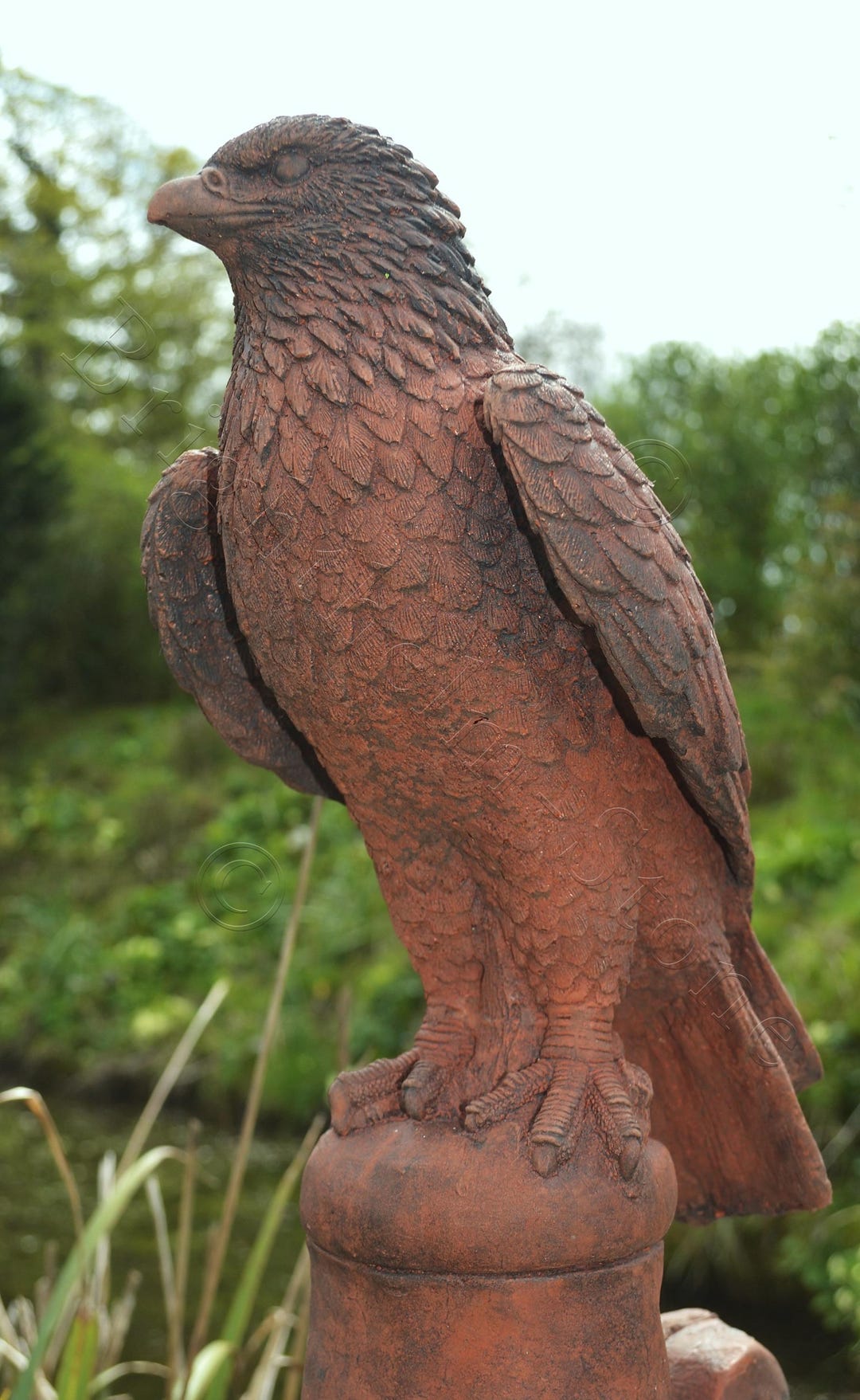 Hawk Bird Roof Finial 90 Degree Angled Ridge Tile - Etsy UK