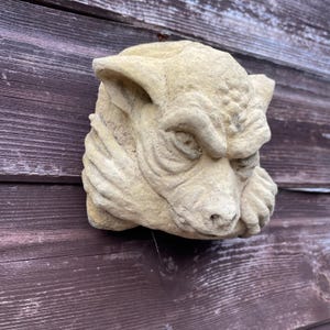 Gargoyle Face Decorative Stone Gothic Wall Plaque 13cm/5" H - Etsy