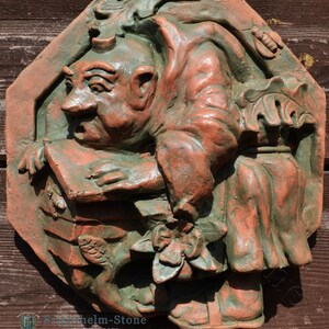 Bee Keeper Funny Monk Decorative Stone Home or Garden Wall - Etsy
