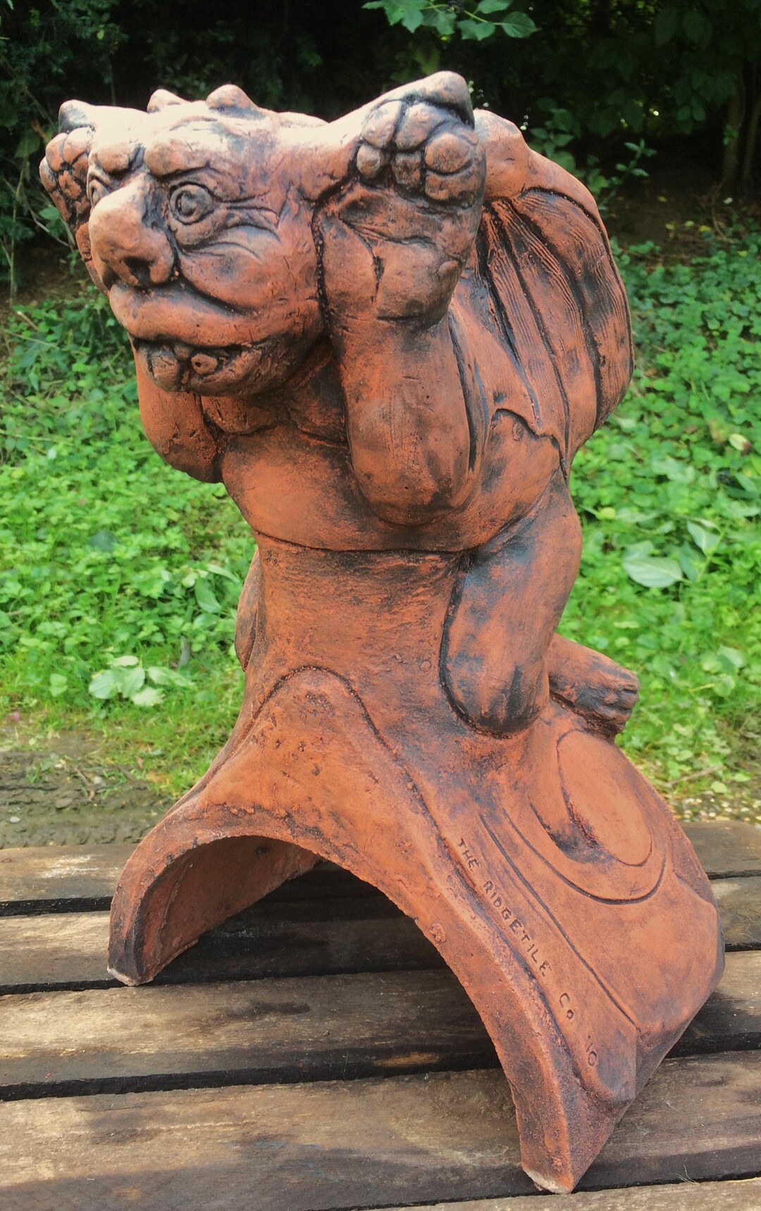 Cheeky Tongue Gargoyle Half Round Roof Finial - Etsy UK