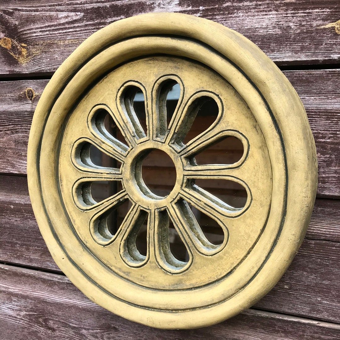 Rose Gothic Round Mirror Antiqued Finish 30cm/12" Diam © - Etsy UK