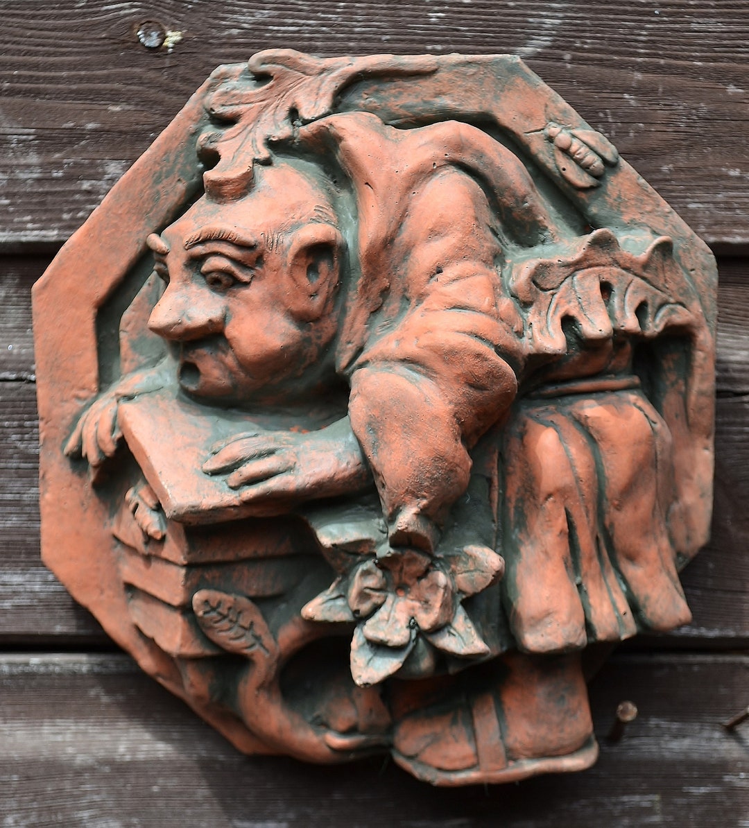 Bee Keeper Funny Monk Decorative Stone Home or Garden Wall - Etsy