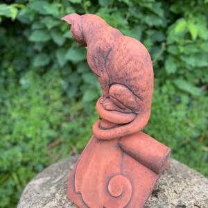 Curious Cat Roof Finial 90 Degree Angled Decorative Stone Ridge Tile ...