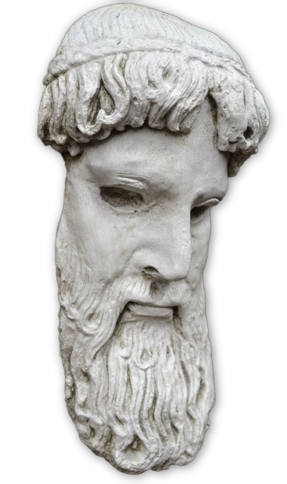 Zeus Greek God Face Sculpture Decorative Stone Wall Plaque - Etsy Canada