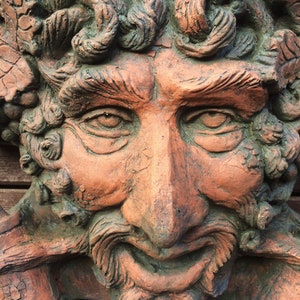 Bacchus Face Decorative Stone Wall Plaque Mascaron 43cm/17 H - Etsy