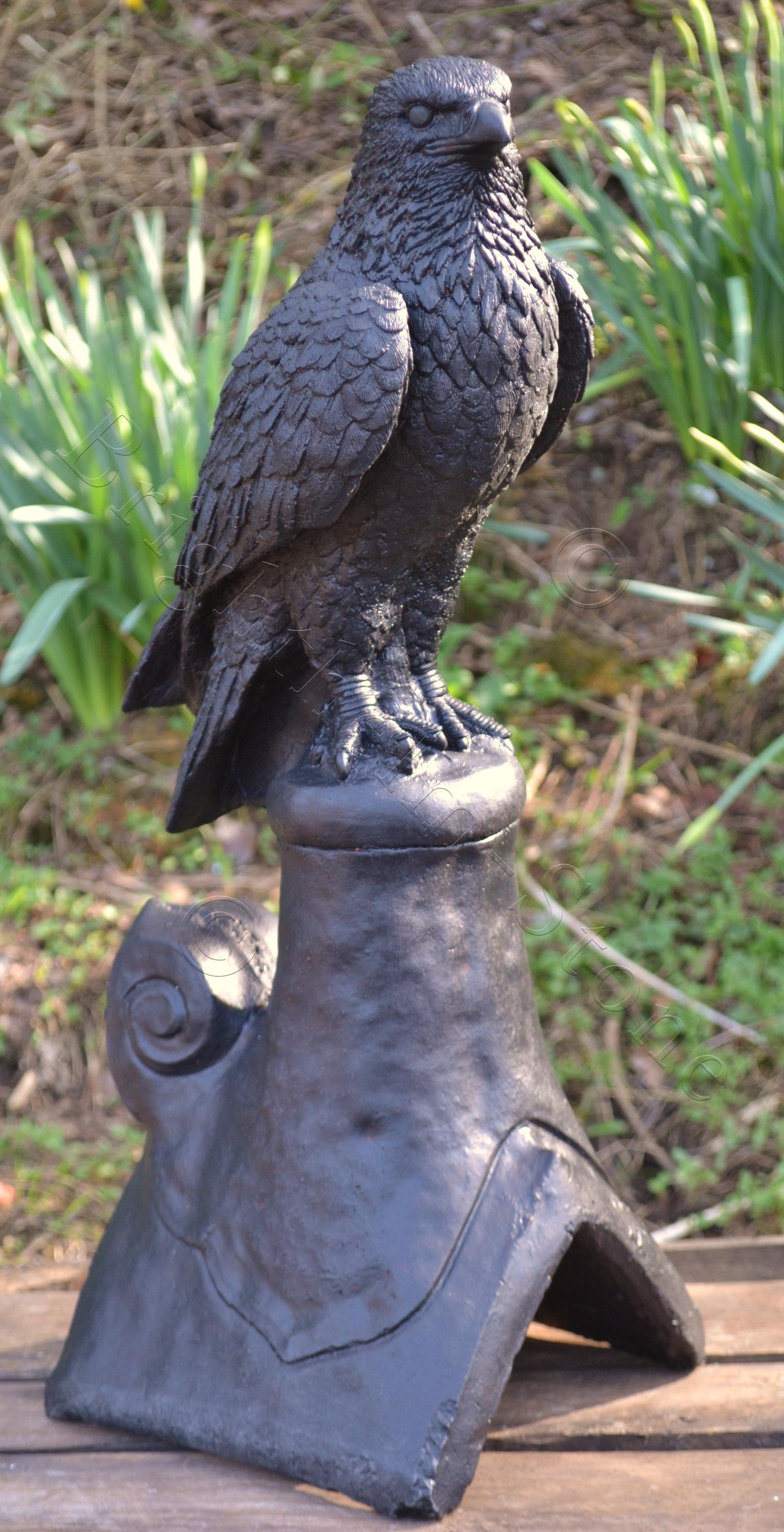 Hawk Bird Roof Finial 90 Degree Angled Ridge Tile - Etsy UK