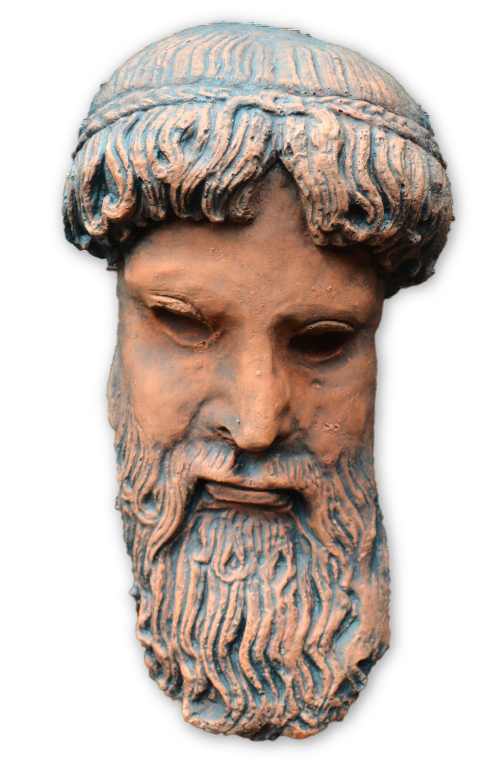 Zeus Greek God Face Sculpture Decorative Stone Wall Plaque - Etsy UK