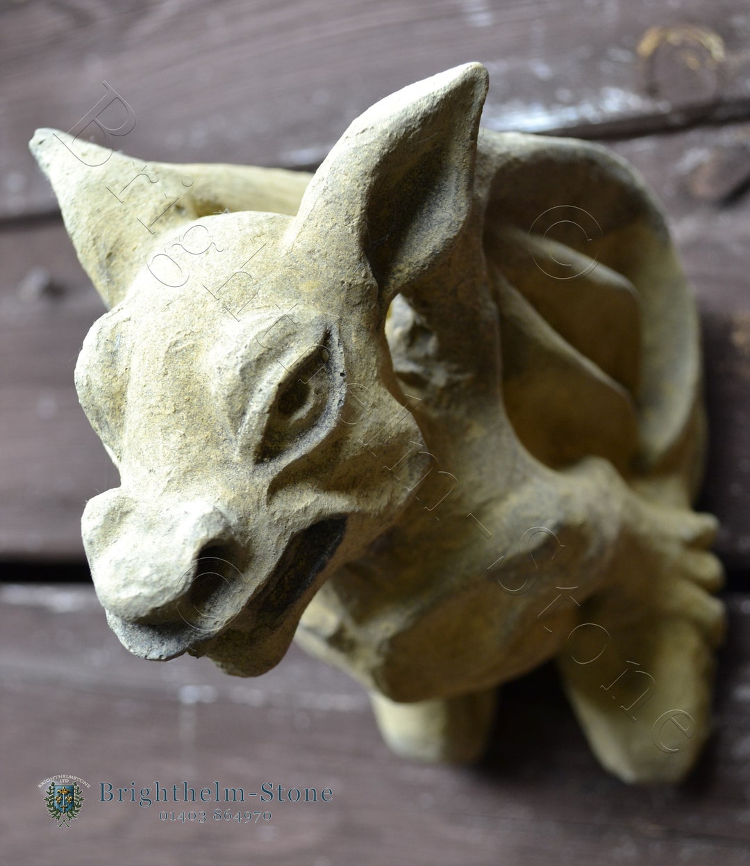 Gargoyle Decorative Stone Wall Plaque moose - Etsy