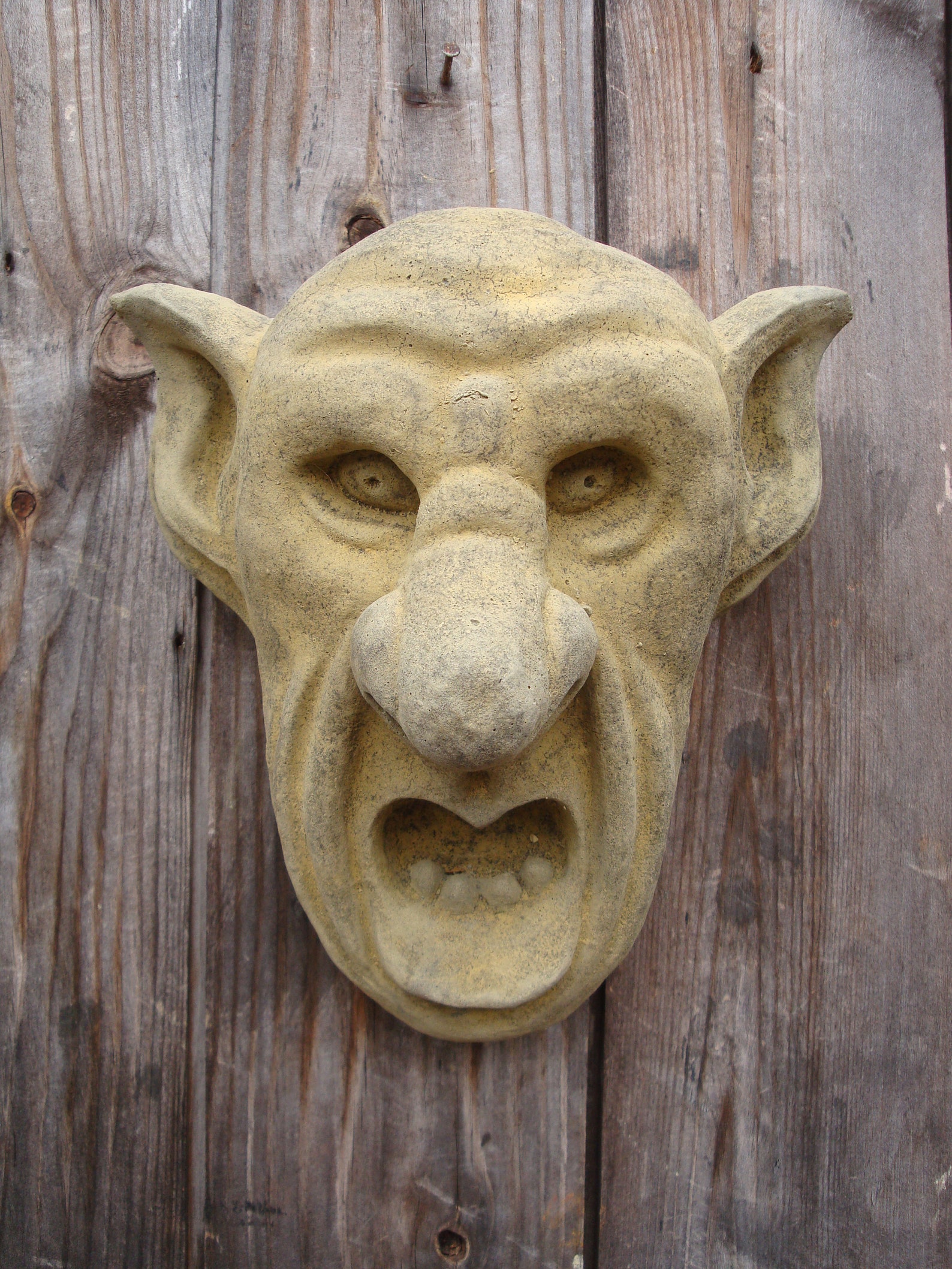 Oxford Gargoyle Grotesque Wall Plaque big Ears - Etsy