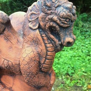 St. Georges Dragon Roof Finial 90 Degree Angled or Half Round ...