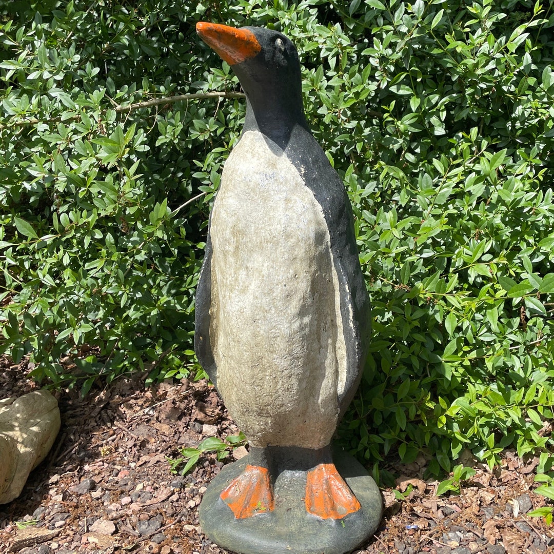 Emperor Penguin Statue Stone Garden Ornament - Etsy