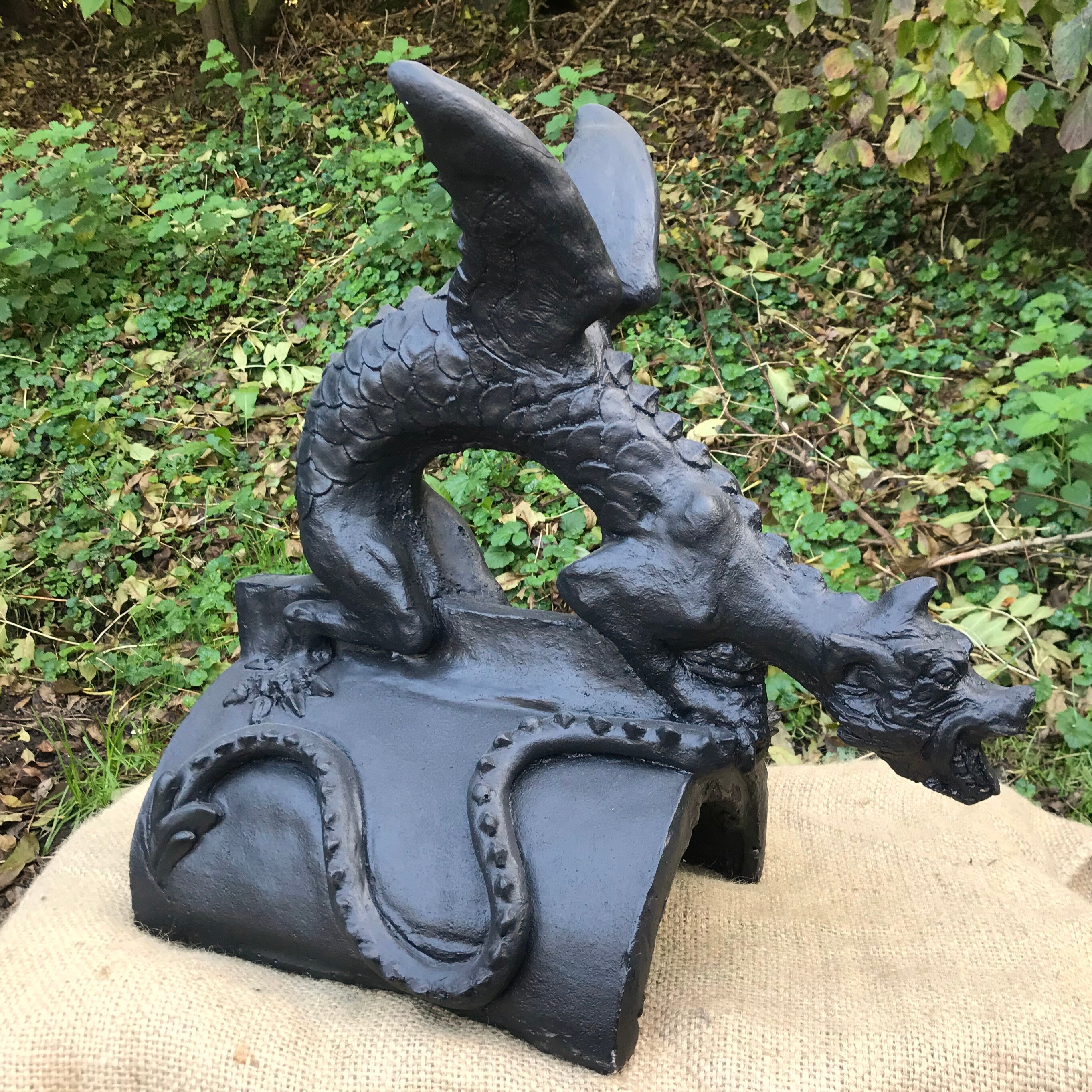 Dragon Roof Finial Decorative 110 Degree Angled or Half Round - Etsy UK