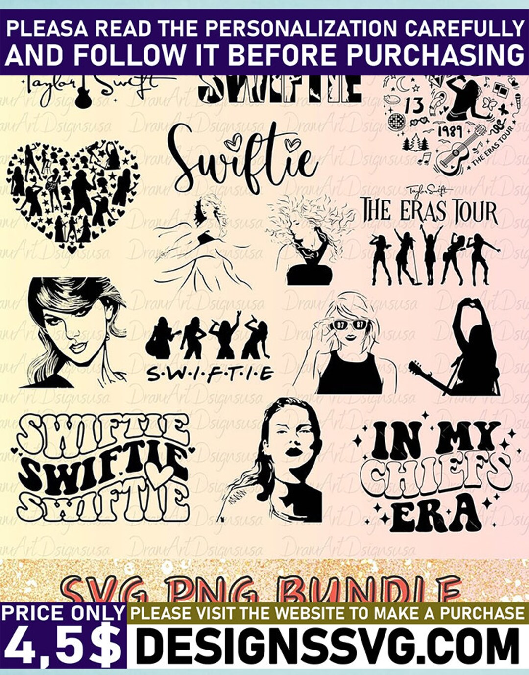 Taylor Version, Swiftie Svg Bundle, Swiftie Png, Eras Tour Svg, Swiftie ...