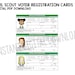 Girl Scout Mock Voter Registration Cards - Election - INSTANT DIGITAL ...