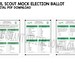 Girl Scout Theme Mock Election Ballot INSTANT DIGITAL DOWNLOAD - Etsy