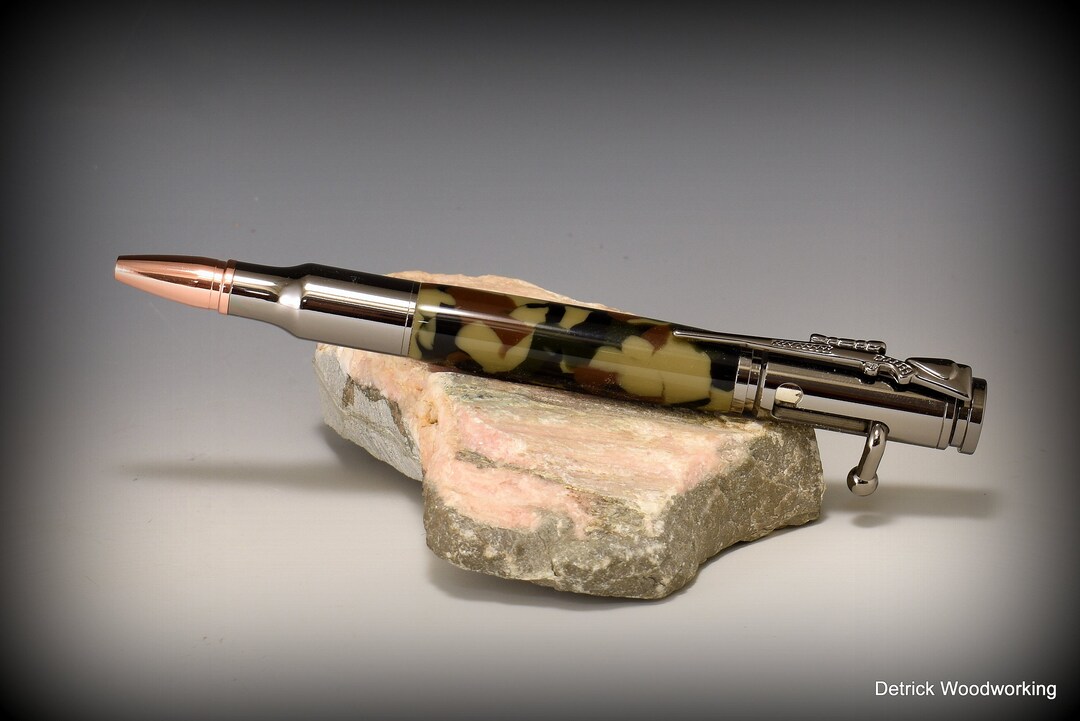 Bolt Action Camo Bullet Pen - Etsy