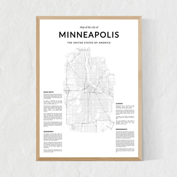 Minneapolis Poster - Etsy