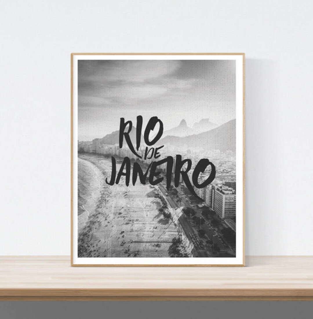 Rio De Janeiro Print, Rio De Janeiro Wall Art, Printable Art, Digital ...