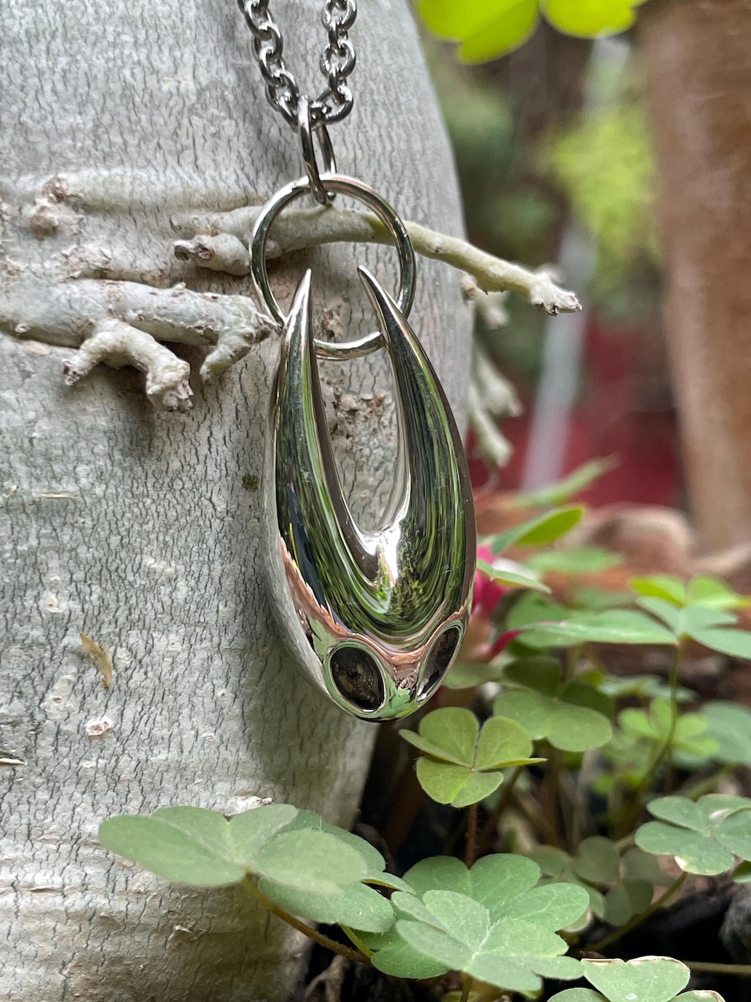 Hornet Shell Sterling Silver Pendant | Hollow Knight Inspired Jewelry ...