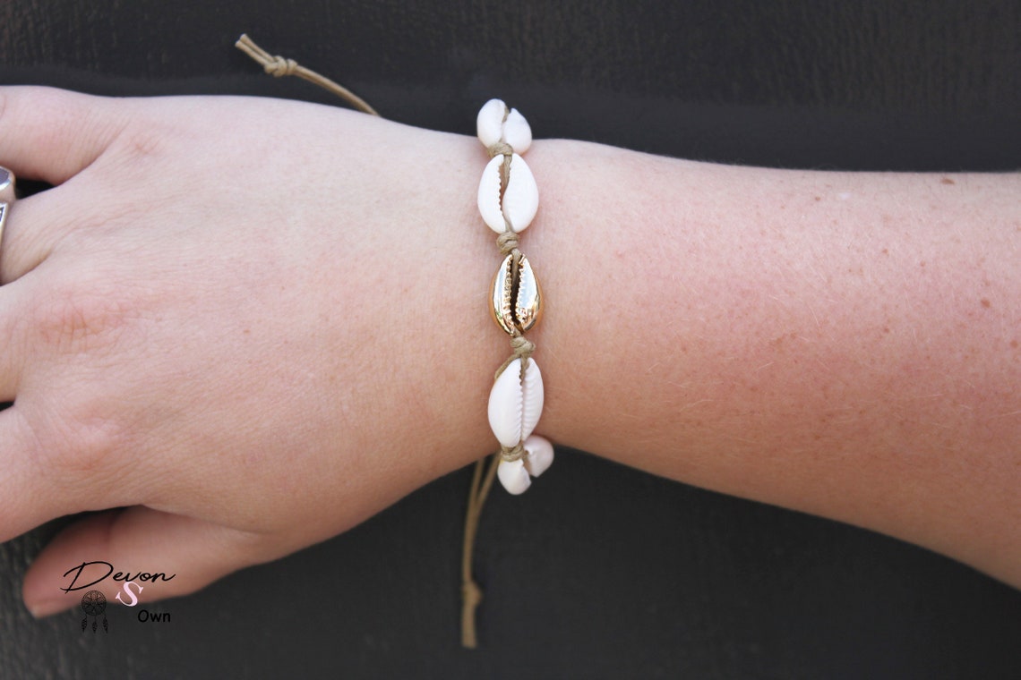 Shell Bracelet Bracelet With Shells Bracelet With Nature - Etsy