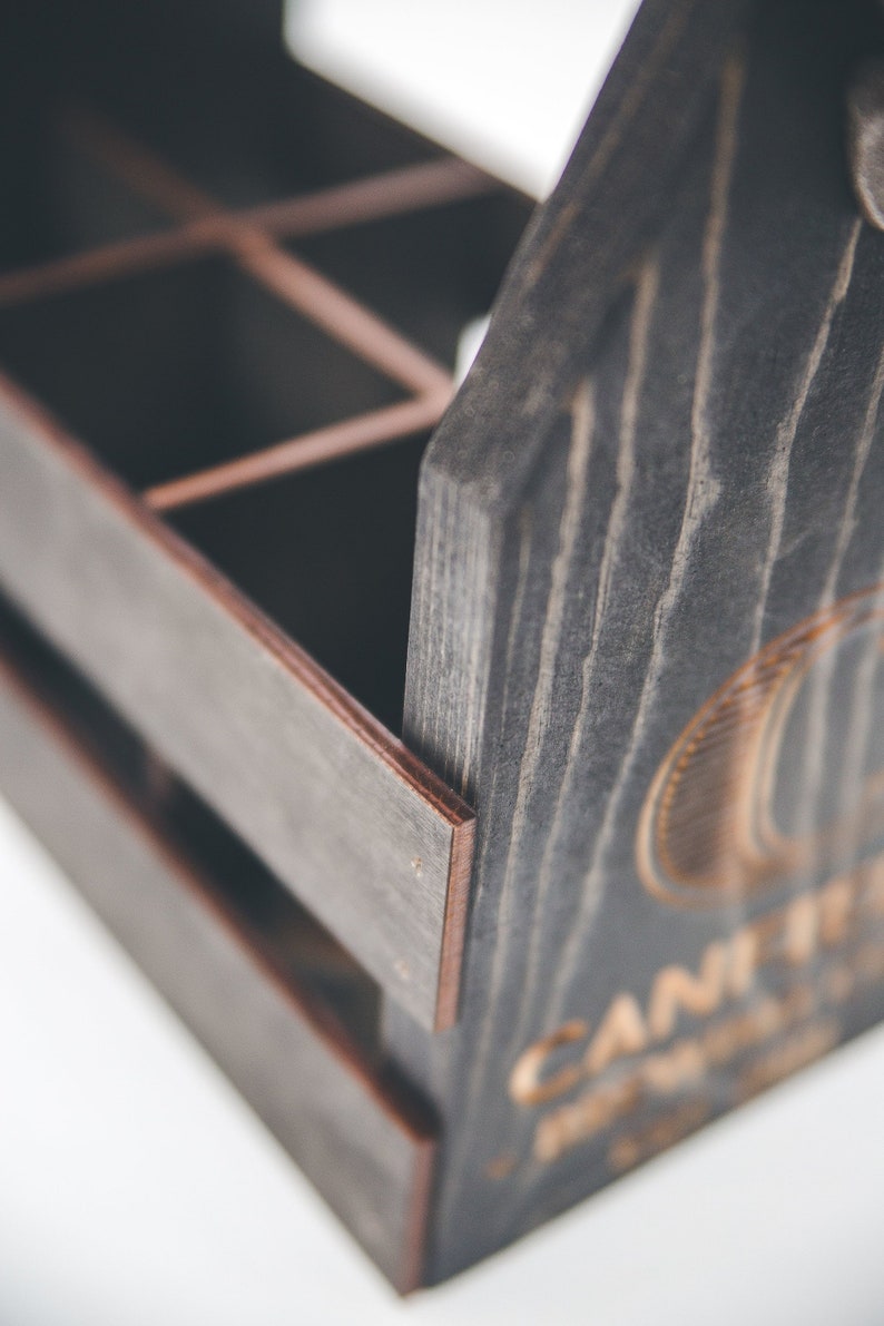 Custom Business Logo Beer Caddy | Etsy