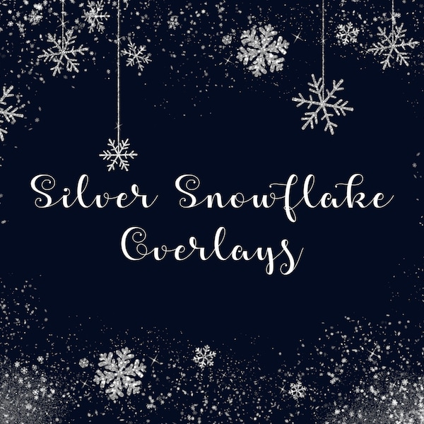 Snow Overlay - Etsy