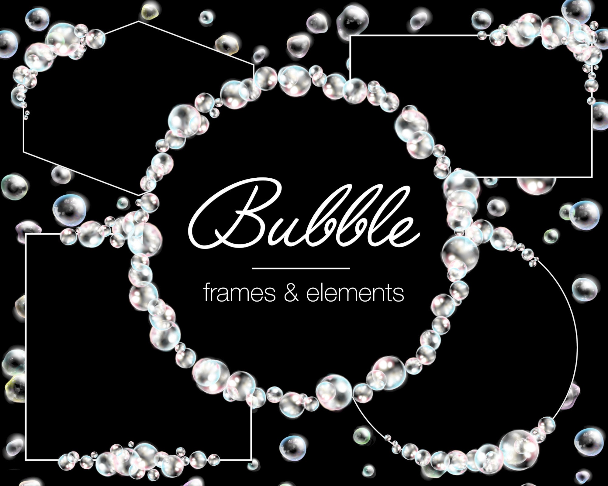 Bubble Clipart, Bubble Logo, Bubbles Clipart, Bubble Frames, Png ...