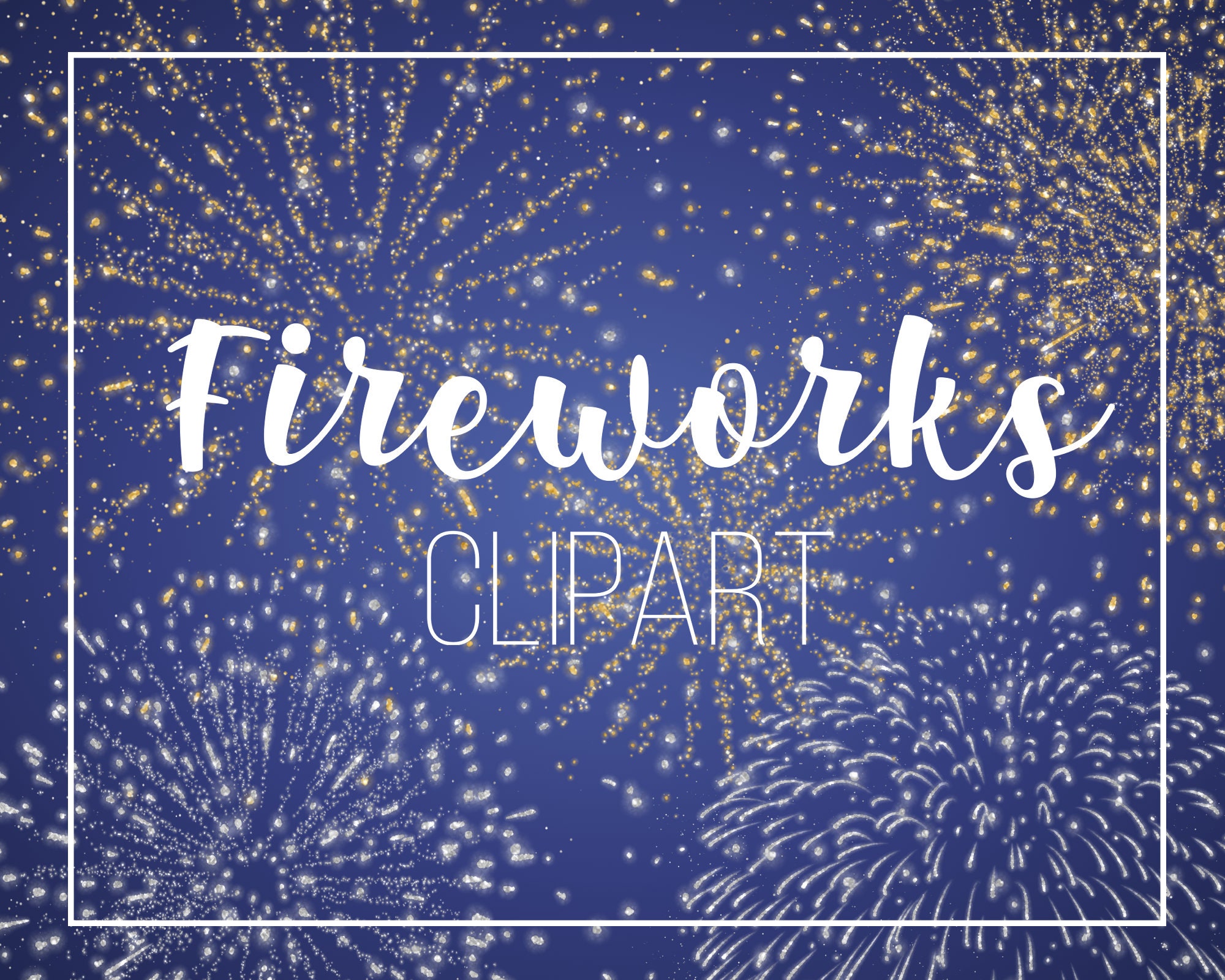 Astounded Fireworks Clipart