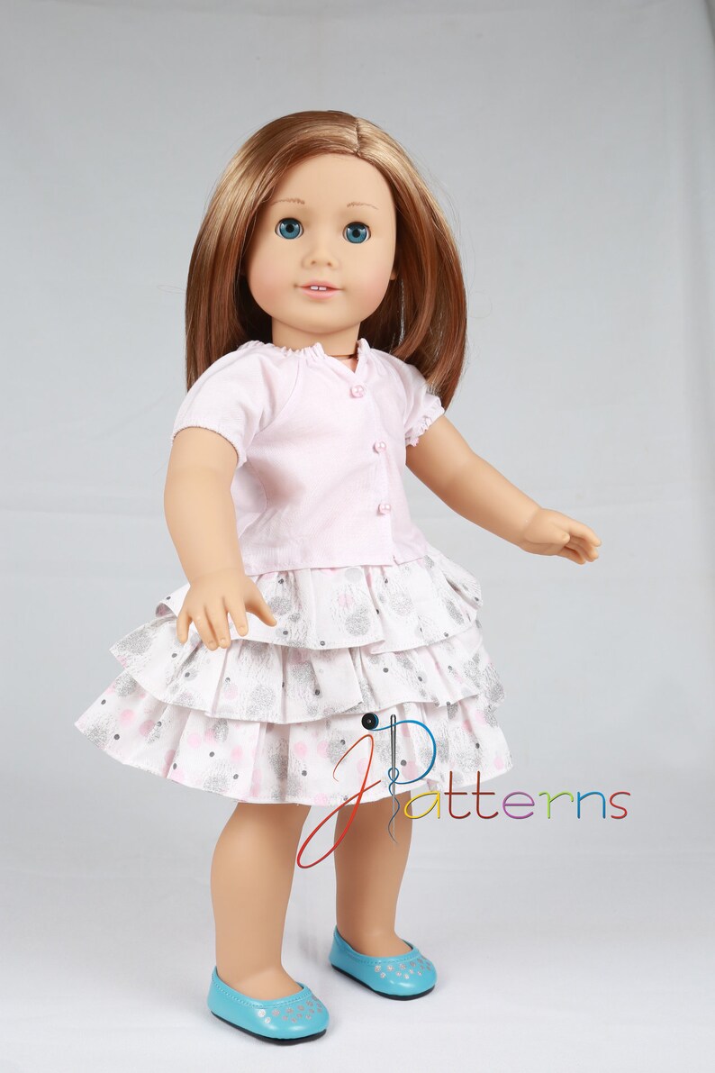 3. Pattern Skirt American Girl 18", in English, PDF Sewing Pattern and ...