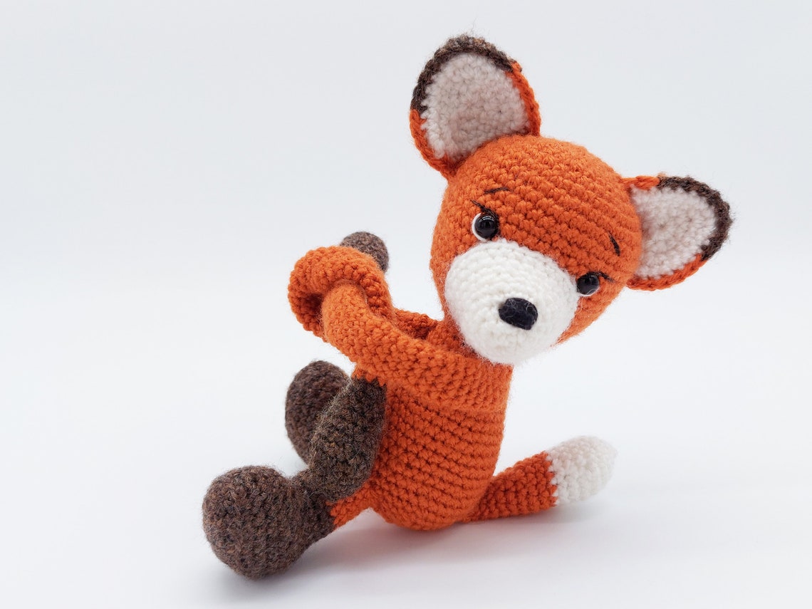 Fox and Monkey Curtain Tie Back Pattern Crochet Fox Crochet - Etsy
