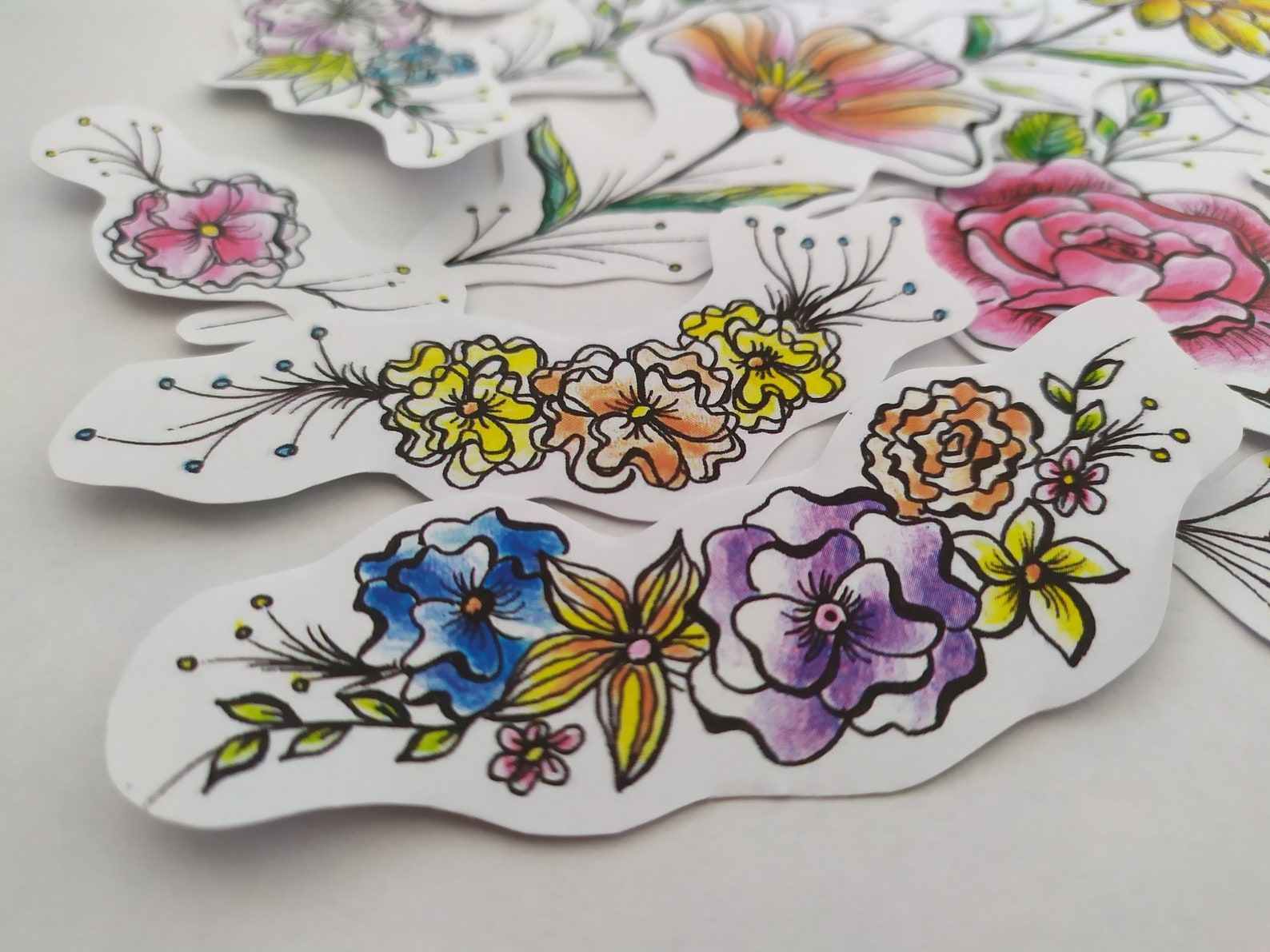 Hoja De Pegatinas Imprimible Pegatinas Digitales Pegatinas Etsy México
