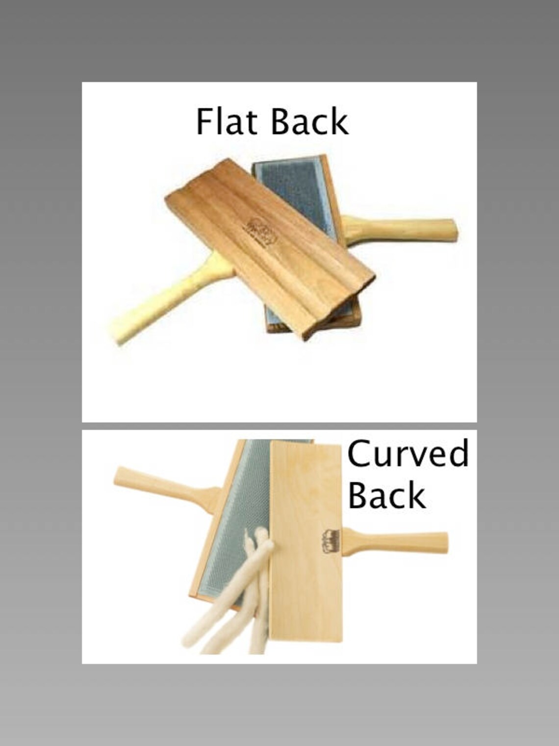 Schacht Curved or Flat Wool Hand Carders 72 or 112 TPI SUPEFAST ...