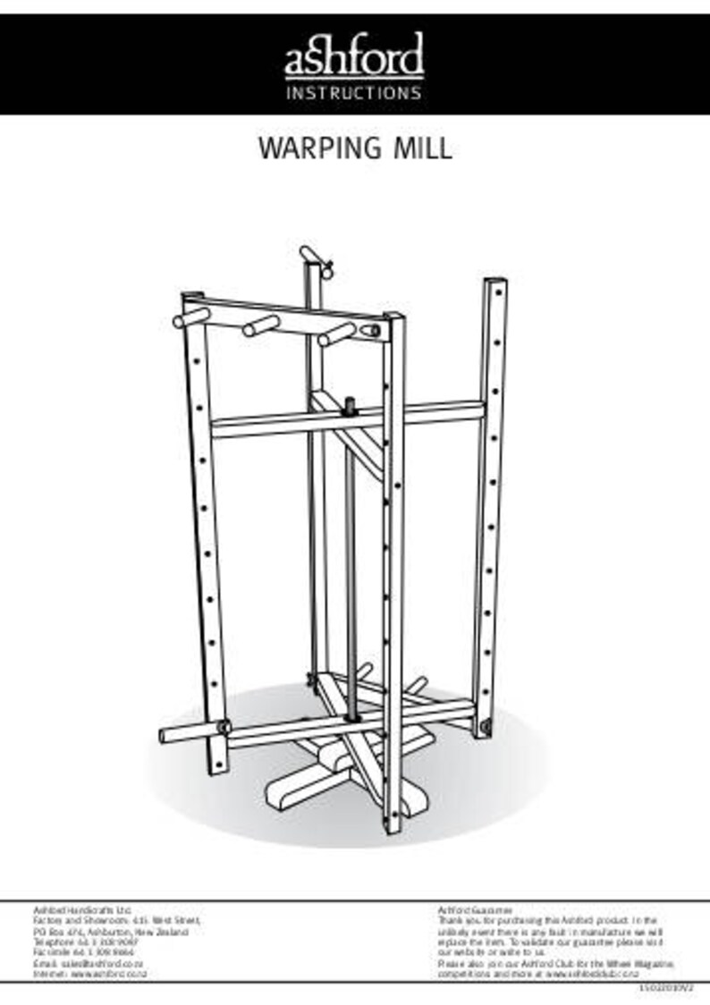 Ashford Rotating Warping Mill (16 Yards) in Stock & SUPER FAST FREE ...