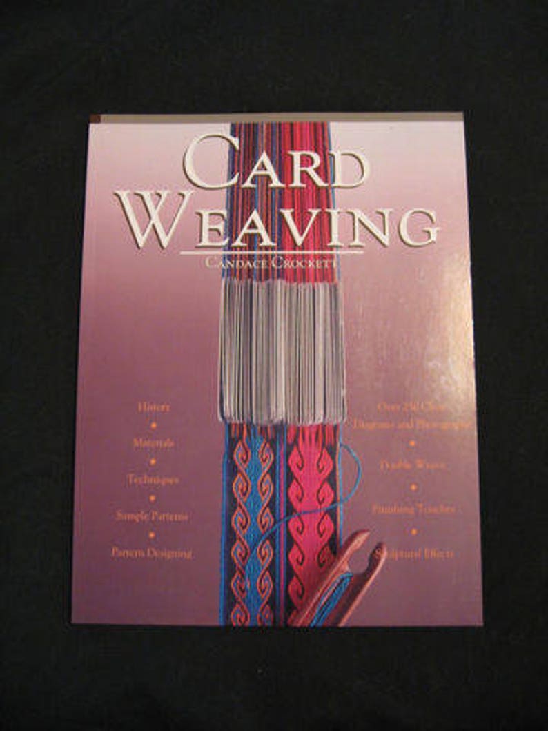 Card Inkle & Tablet Weaving Books and Dvds Super Fast - Etsy