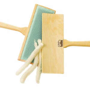 Schacht Curved or Flat Wool Hand Carders 72 or 112 TPI SUPEFAST ...