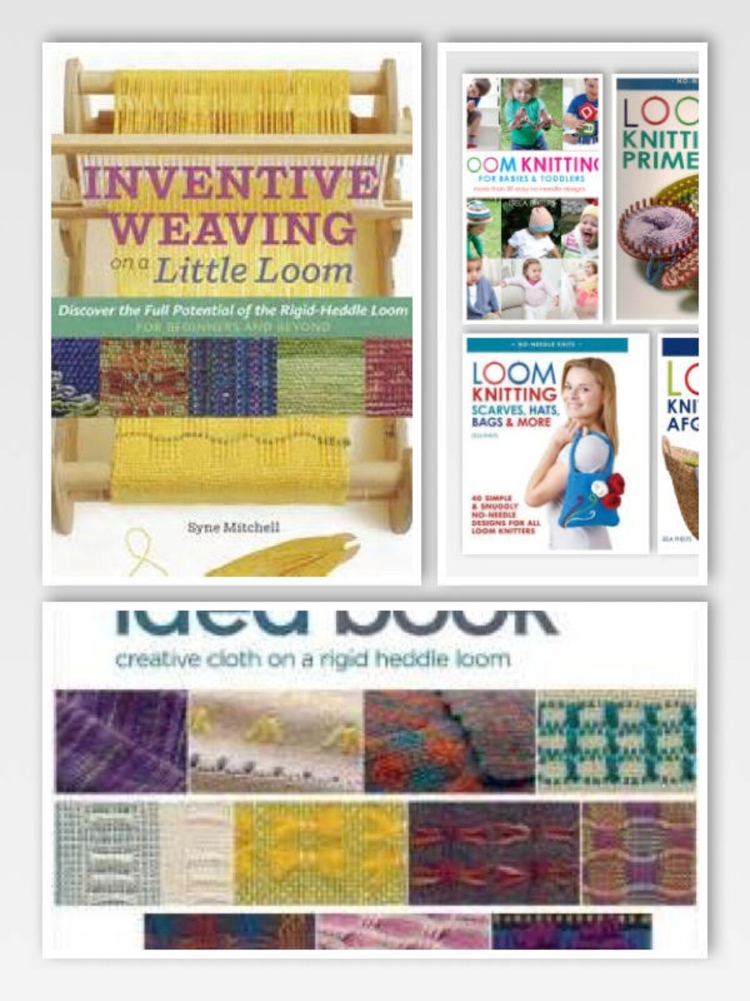 Weaving Books All Types - Rigid Heddle, Inkle, Tapestry Super Fast ...
