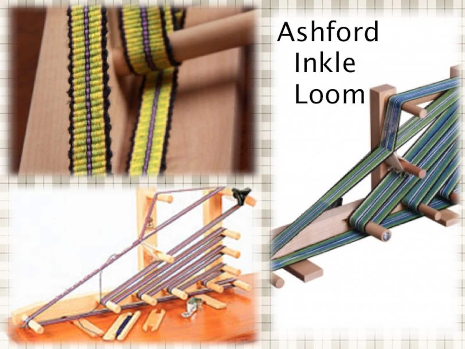 Newly Designed Inkle or Inklette Loom With Tension Adjustment Ashford's ...