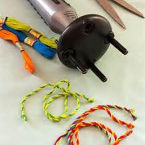 Cord Maker Battery Operated 4 Prong Cordless Fringe Twister II SUPER ...