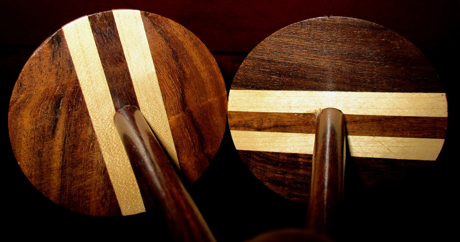 Beautiful Inlaid Wood Drop Spindle or Spindle & Bowl Set - Etsy