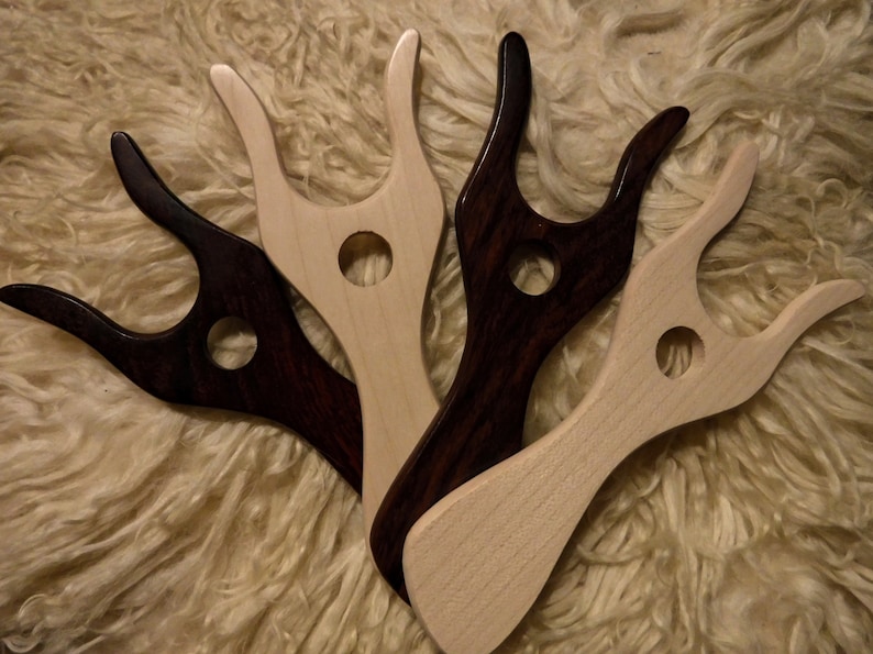 Hardwood Lucet Braiding Tool Knitting Fork Beautifully - Etsy