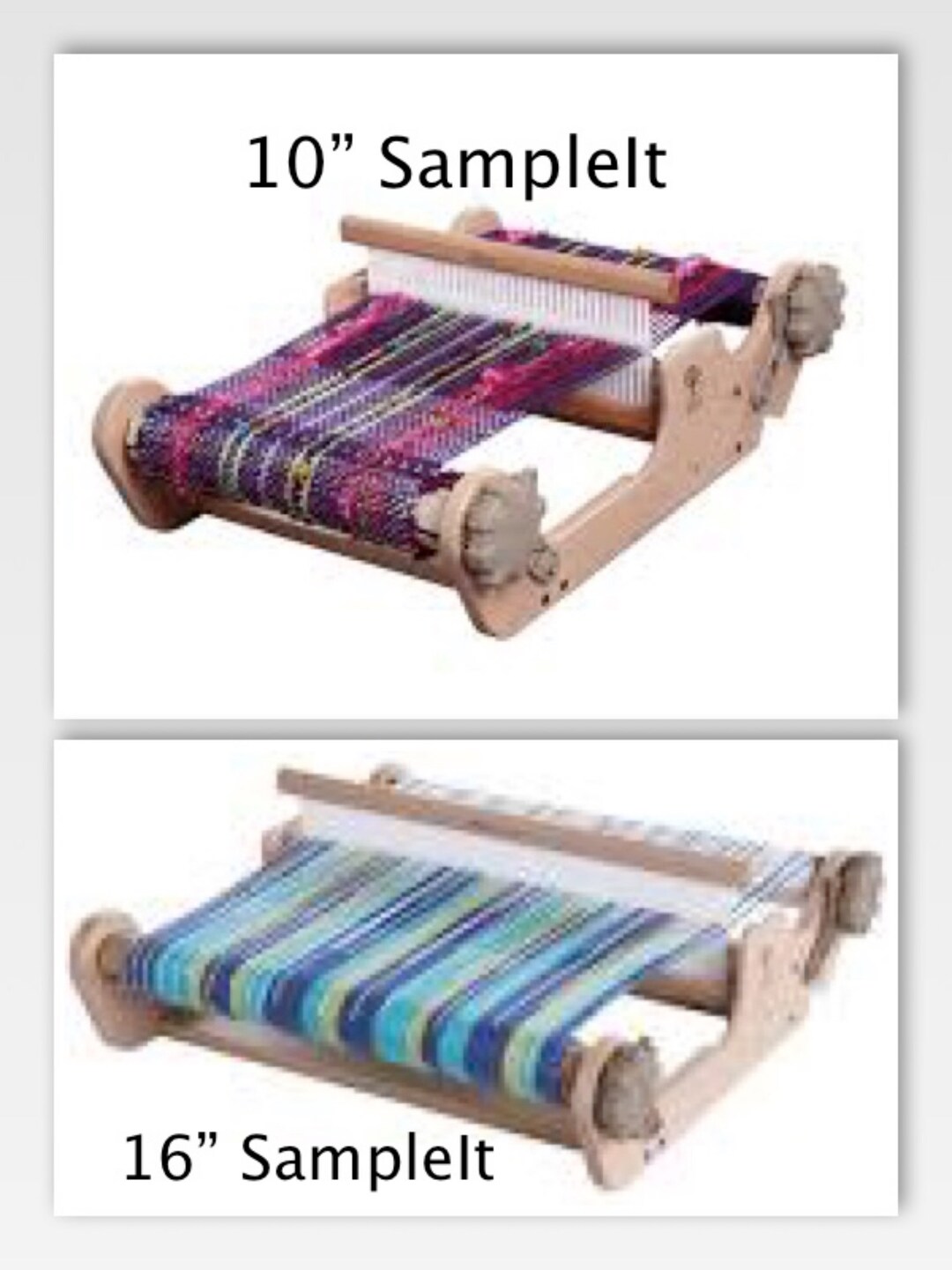 IN STOCK New 10 & 16" Inch Ashford Sampleit Loom, Stand or Combo ...