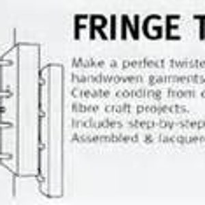 Ashford FUN & HANDY Fringe Twister SUPERFAST Shipping! - Etsy