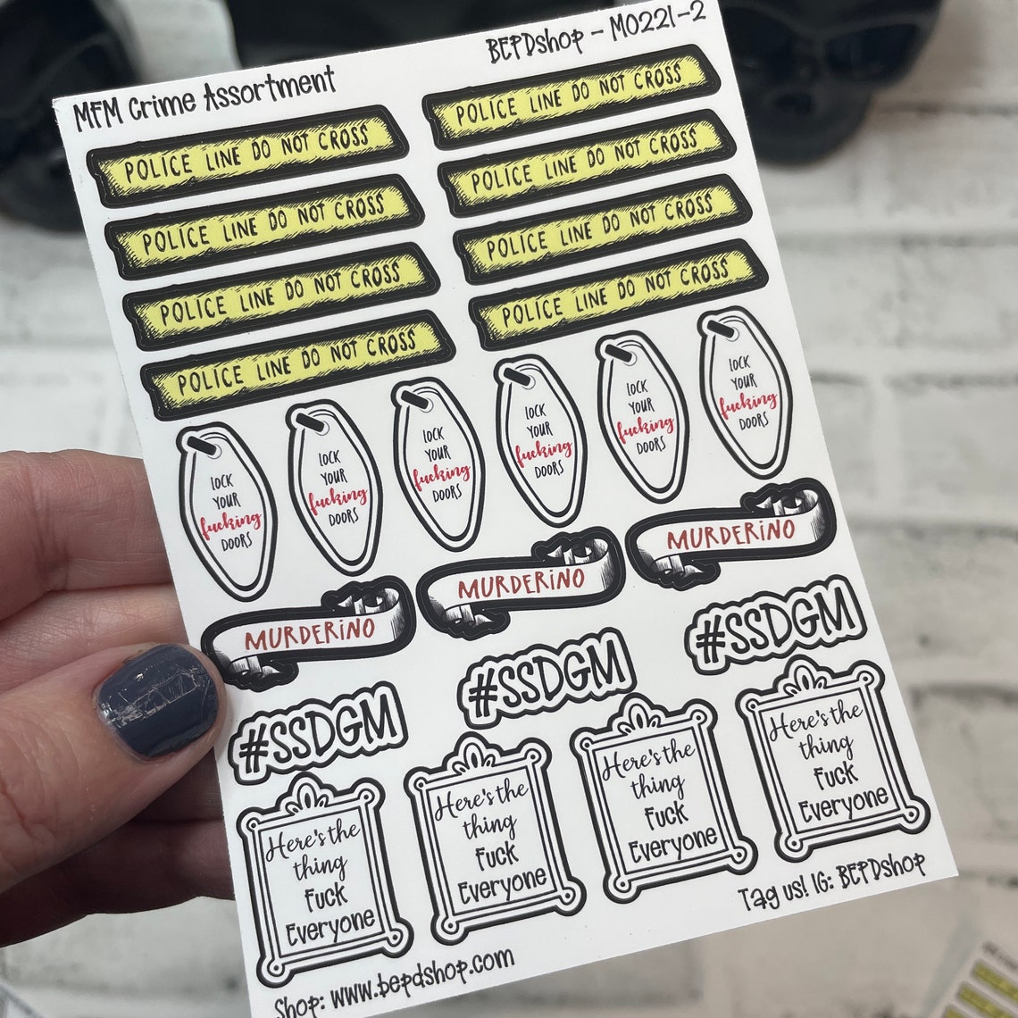 True Crime Icon Assortment - Etsy