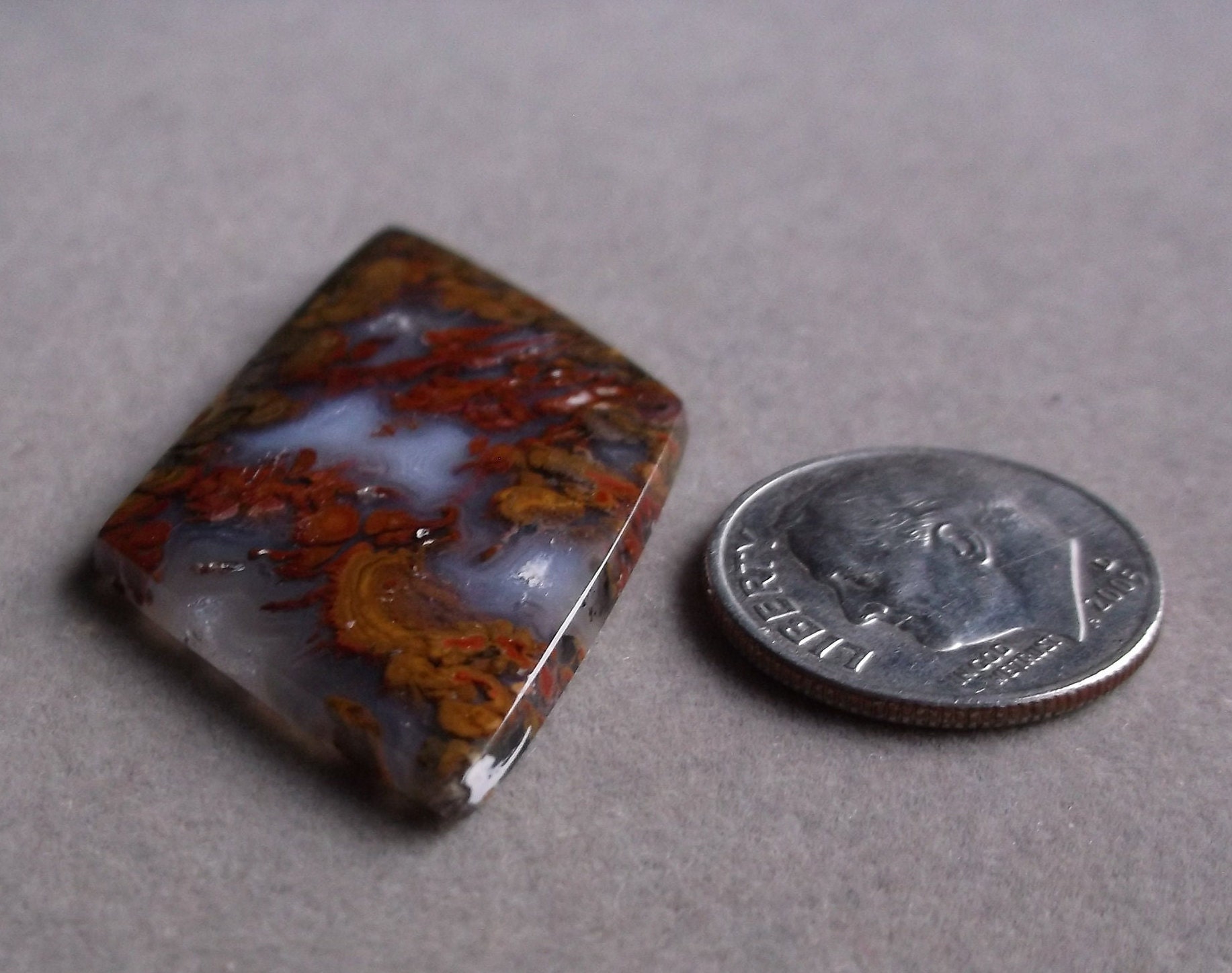 Rare Wingate Pass Plume Agate Freeform Cabochon From - Etsy