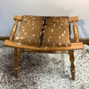 Axis Deer Bench, Vanity Bench, Bedroom Bench, Axis Deer Hide Bench ...