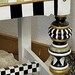Black and White Checker China Cabinet China Cabinet - Etsy