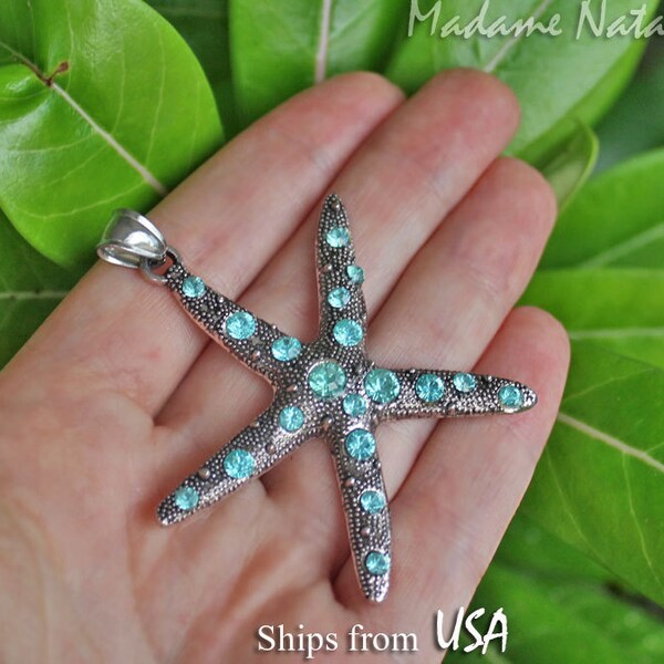 Rhinestone Starfish - Etsy
