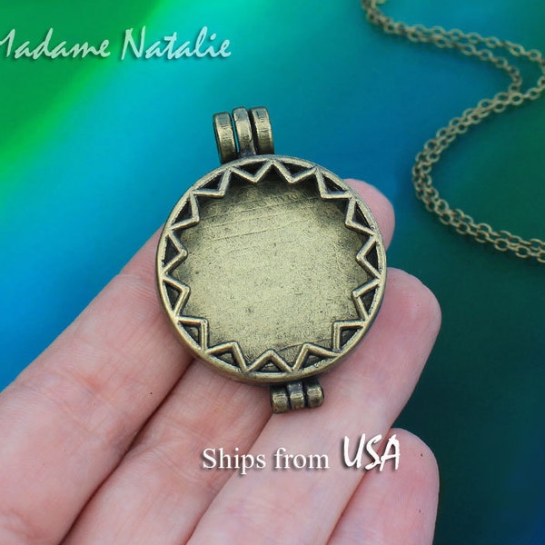 Glow in the Dark Locket - Etsy