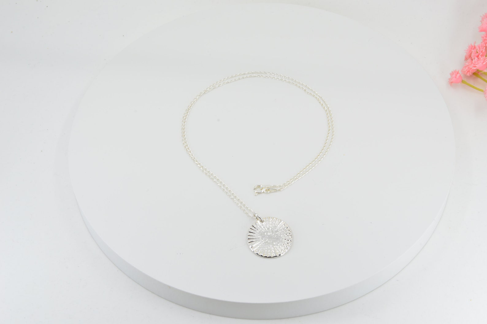 Calming Mindful Jewelry Eco Friendly Fine Silver Pendant - Etsy