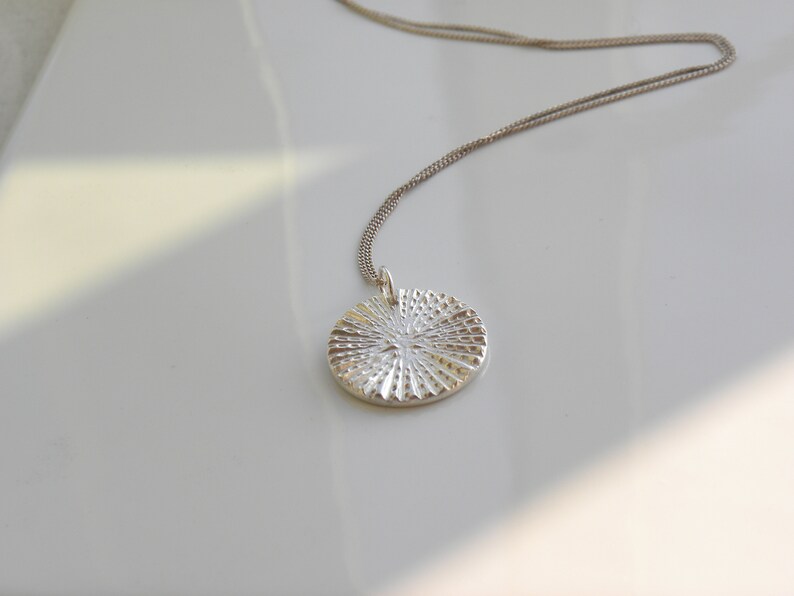 Calming Mindful Jewelry Eco Friendly Fine Silver Pendant | Etsy